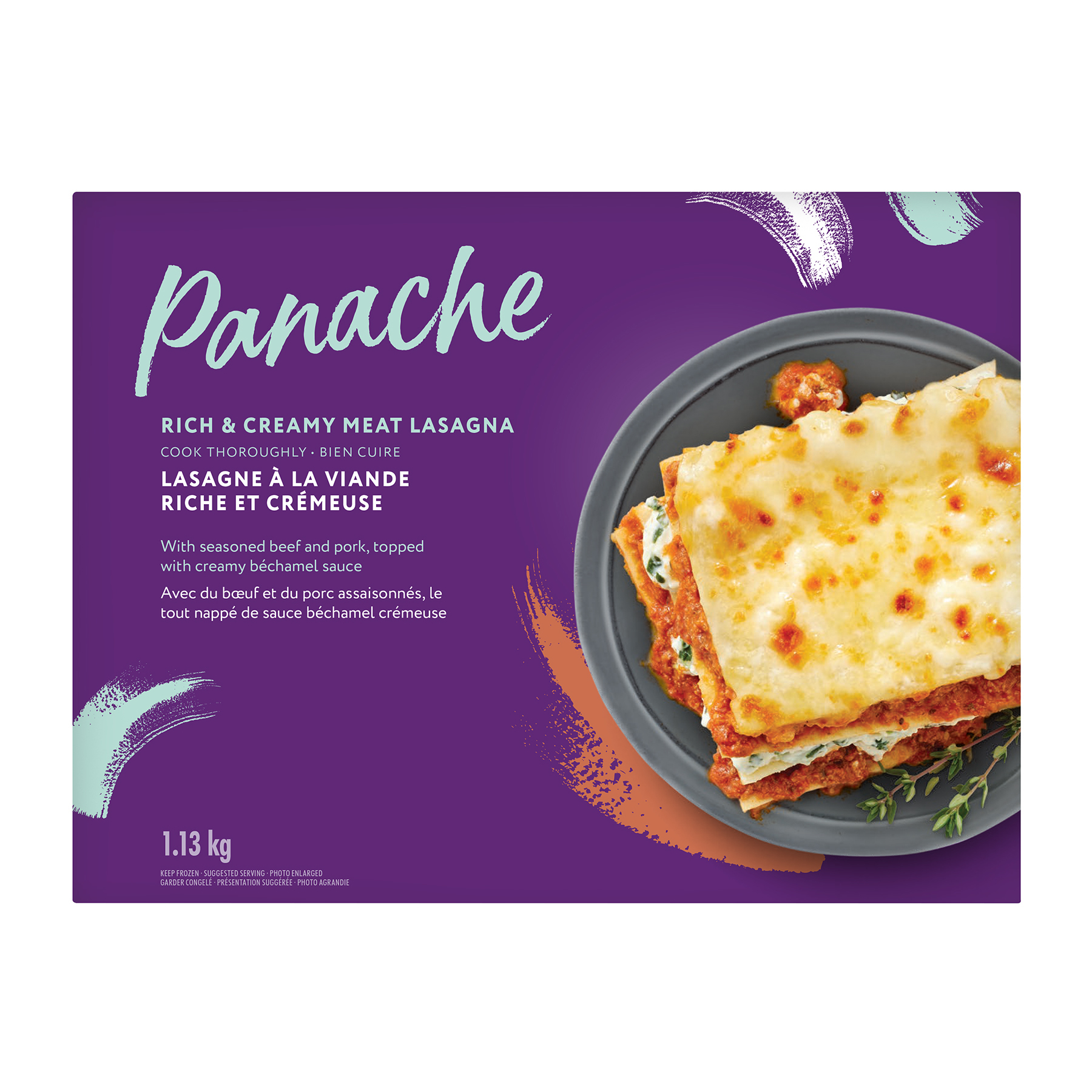 Lasagne à la viande riche et crémeuse 1.13 kg | Panache.ca