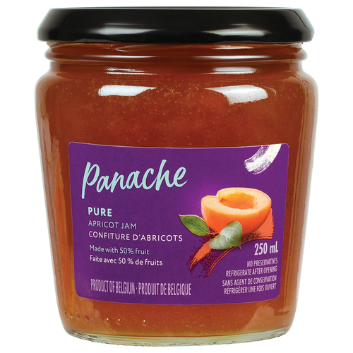 Pure Apricot Jam 250 ml | Panache.ca